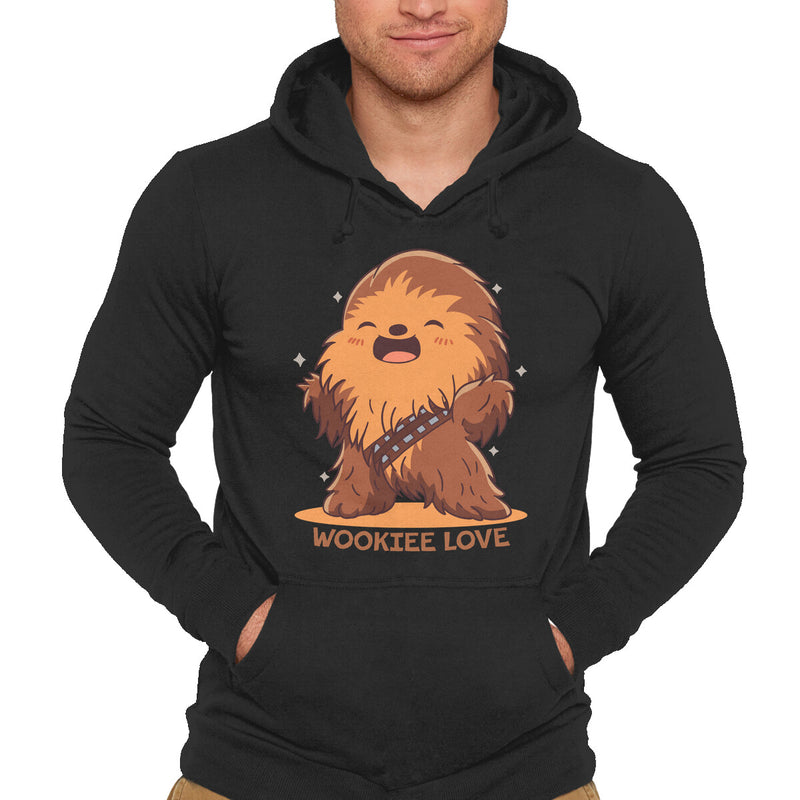 Wookie Love-Unisex-Pullover-Sweatshirt-fanfreak1 by TeeFury