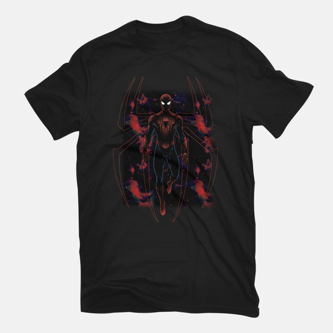 Spider Shadow Nebula-Mens-Heavyweight-Tee-Astrobot Invention by TeeFury