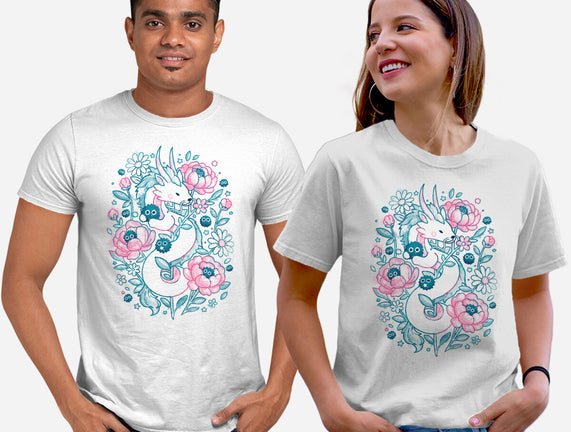 Blossom Spirit-Unisex-Basic-Tee-Arigatees by TeeFury