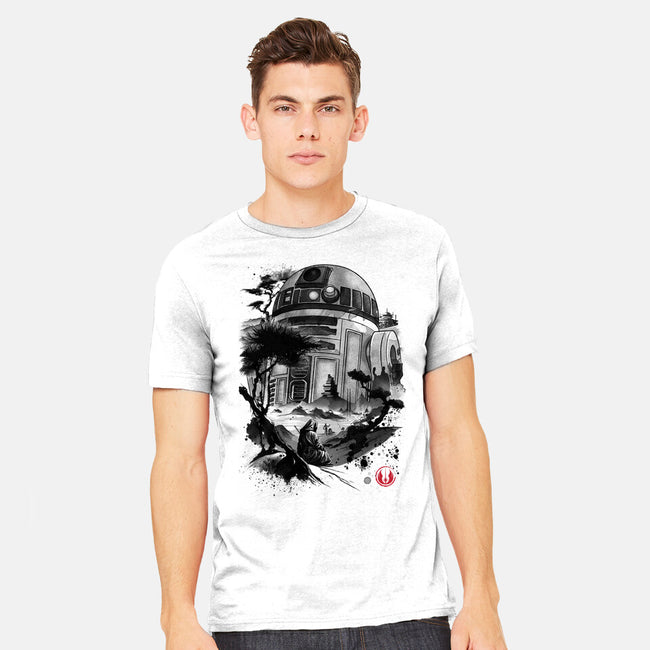 Astromech Droid Mens Heavyweight Tee Drmonekers By Teefury
