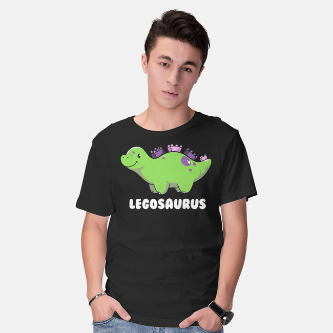 Legosaurus Dinosaur Mens Basic Tee Tobefonseca By Teefury